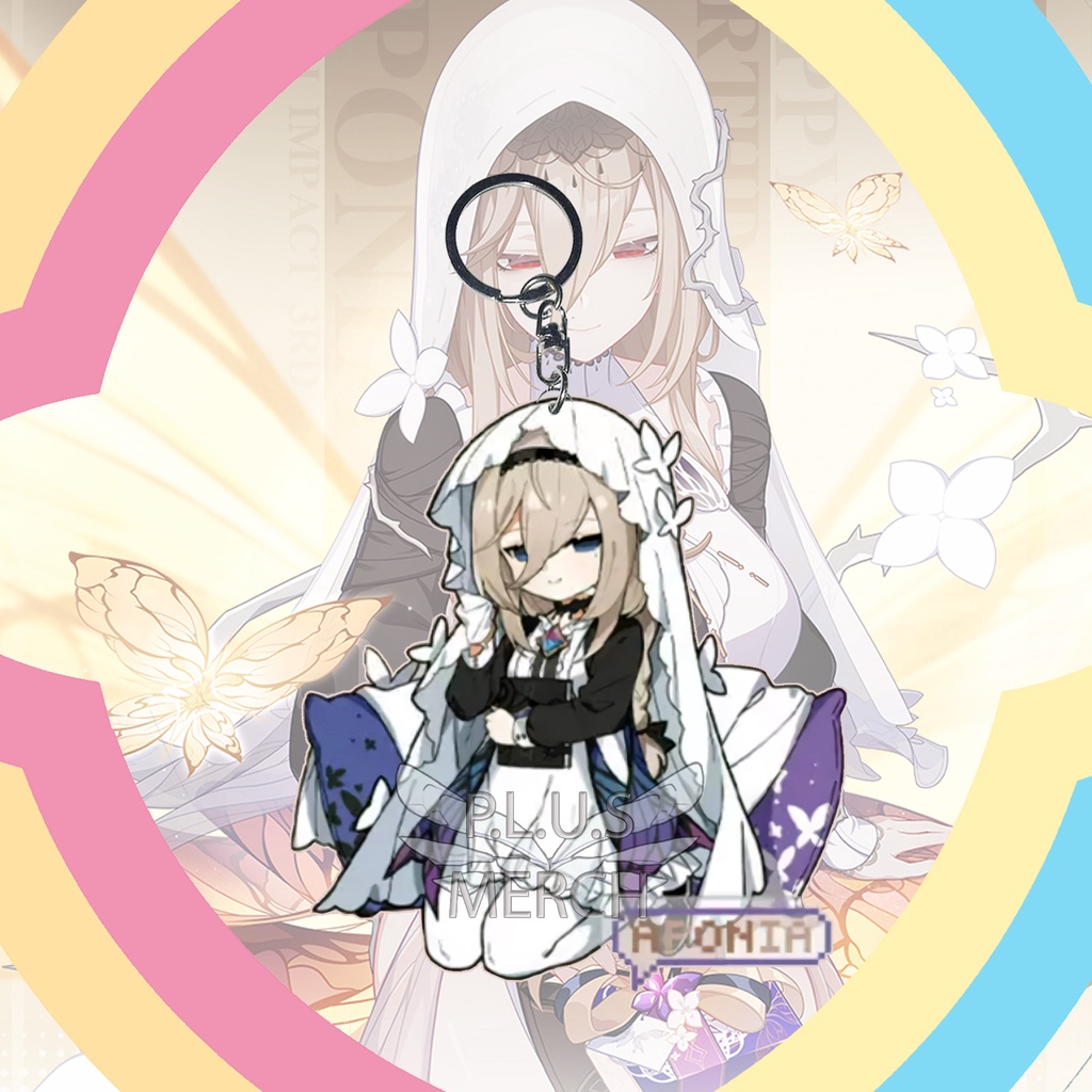 GANTUNGAN Honkai Impact Aponia Keychain 03 - HI3 - Key Chain - Souvenir ...