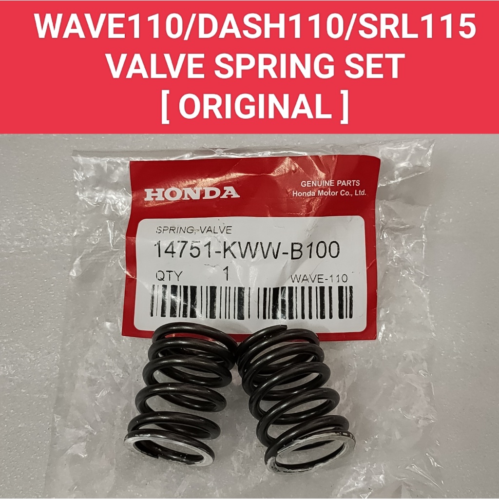 WAVE110/DASH110/SRL115 [ ORIGINAL ] VALVE SPRING SET/STANDARD/2PCS ...