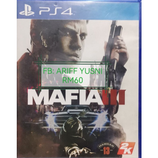 PS4 CD MAFIA III + MAP | Shopee Malaysia