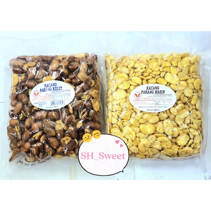 400g Kacang Parang Kulit 蚕豆壳 蚕豆仁 Parang Masin Sepat Isi Broadbean Cap ...