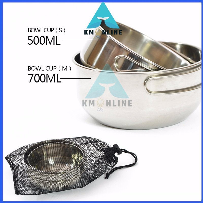 Outdoor Folding Bowl 304 Stainless Steel Bowl Portable Multifunctional ...