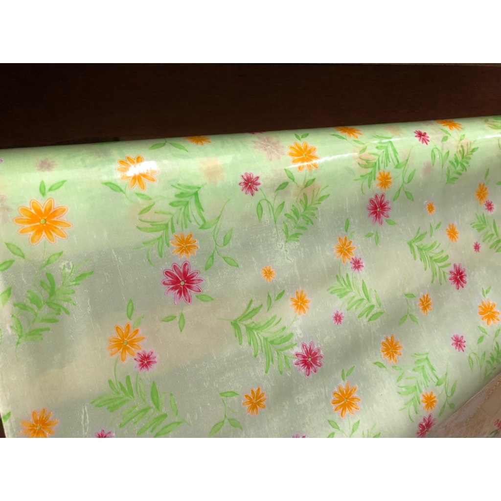 Transparent Alas Meja Plastik / Table Cloth Plastic / Alas Meja Jernih ...