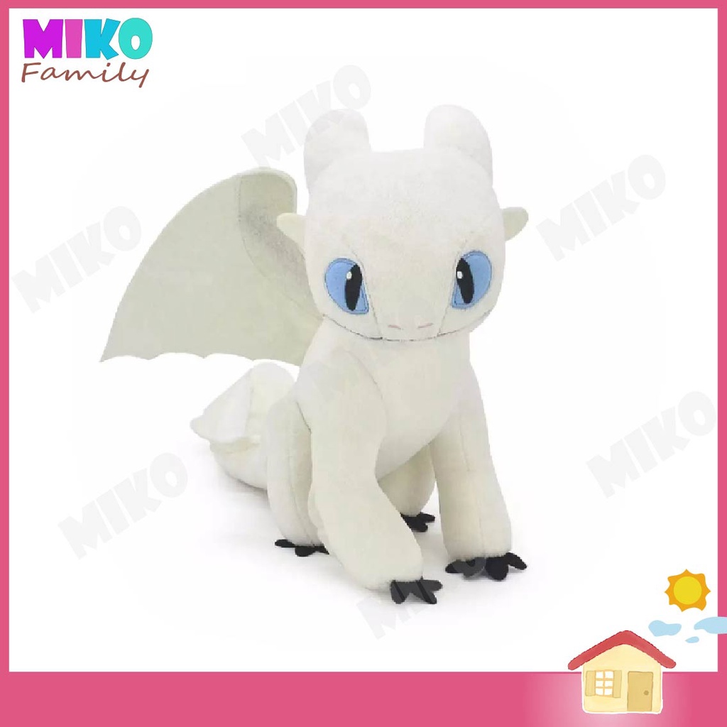 Toothless dragon Doll-Light Fury Fire Nuan How to train your Genuine ...