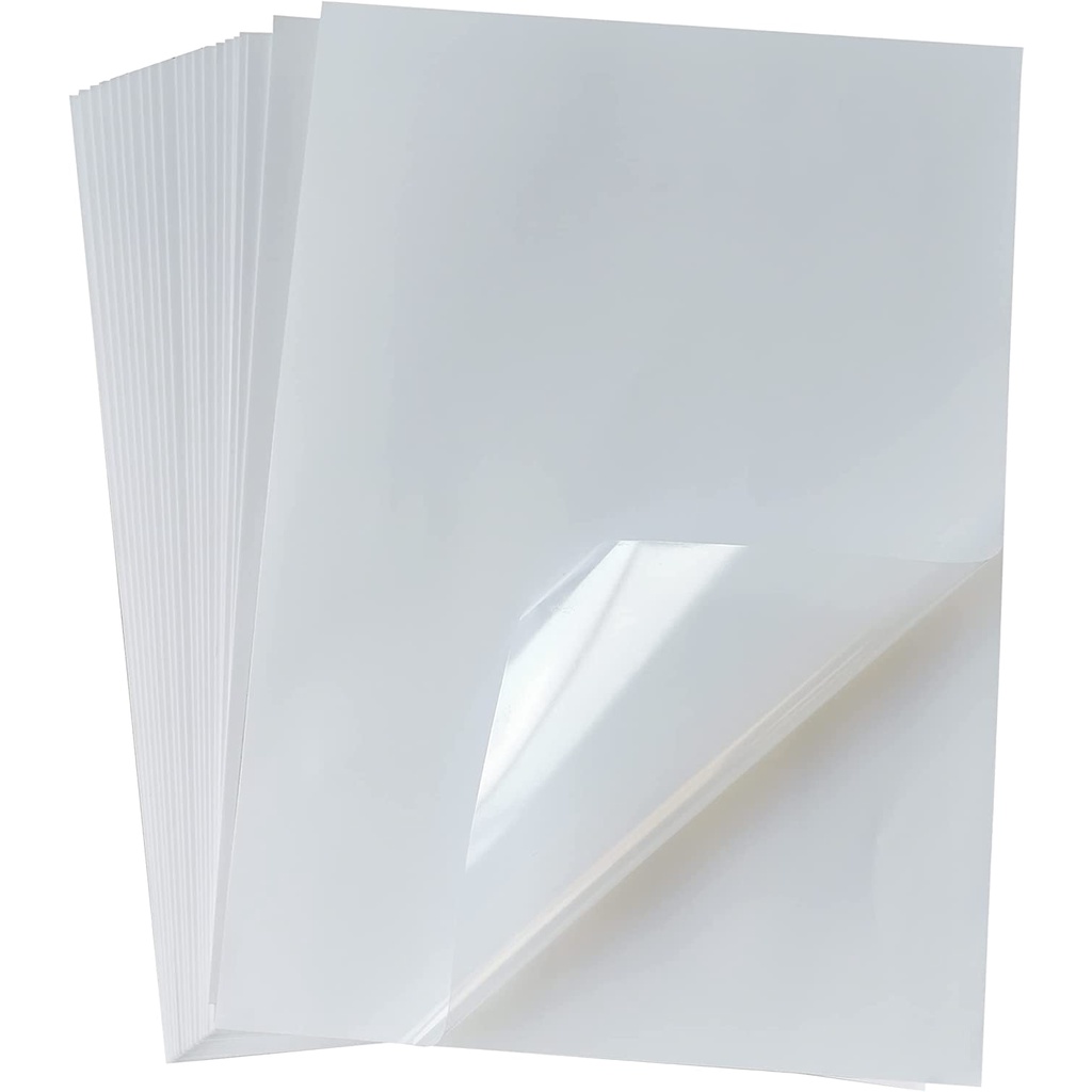 Clear Sticker Paper for Inkjet Printers - Waterproof Transparent ...