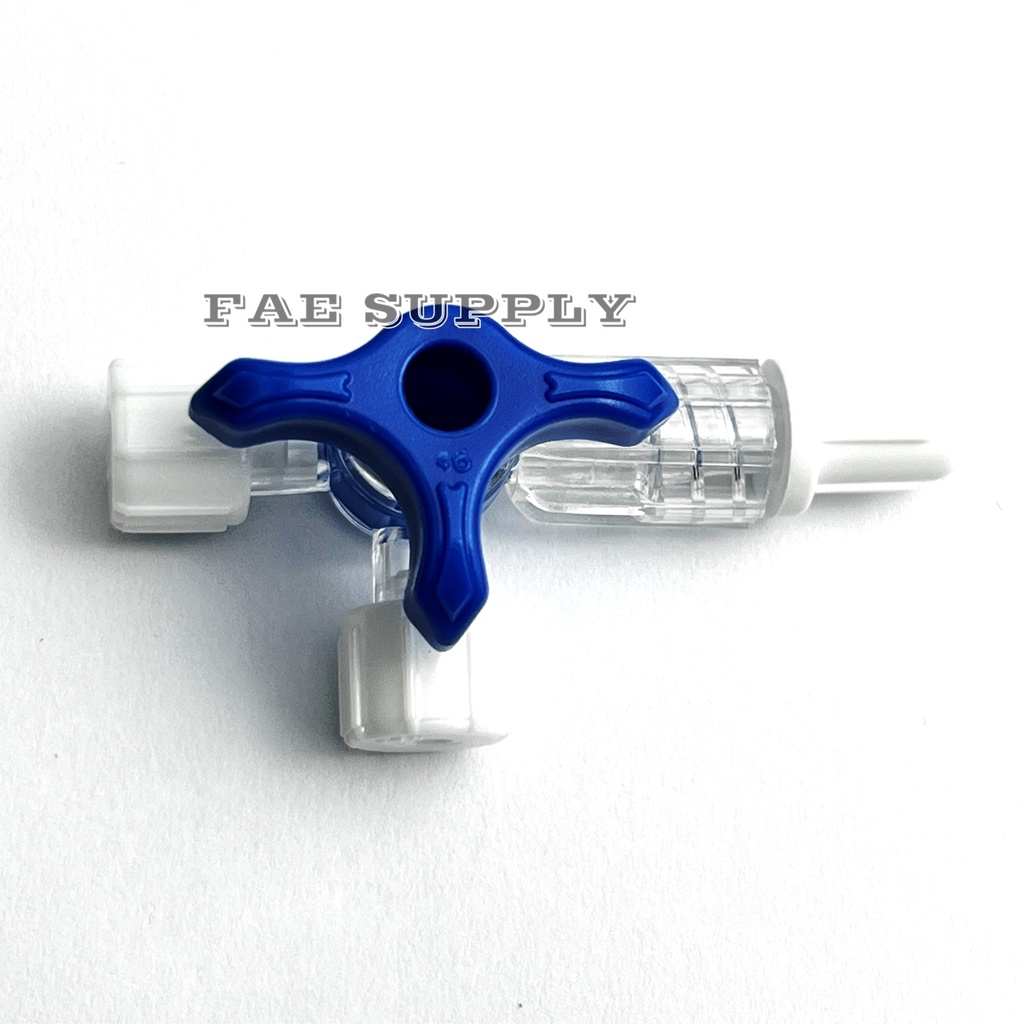 syringe 3 Way Stopcock lock BLUE RED WHITE Rotating luer lock IV line ...
