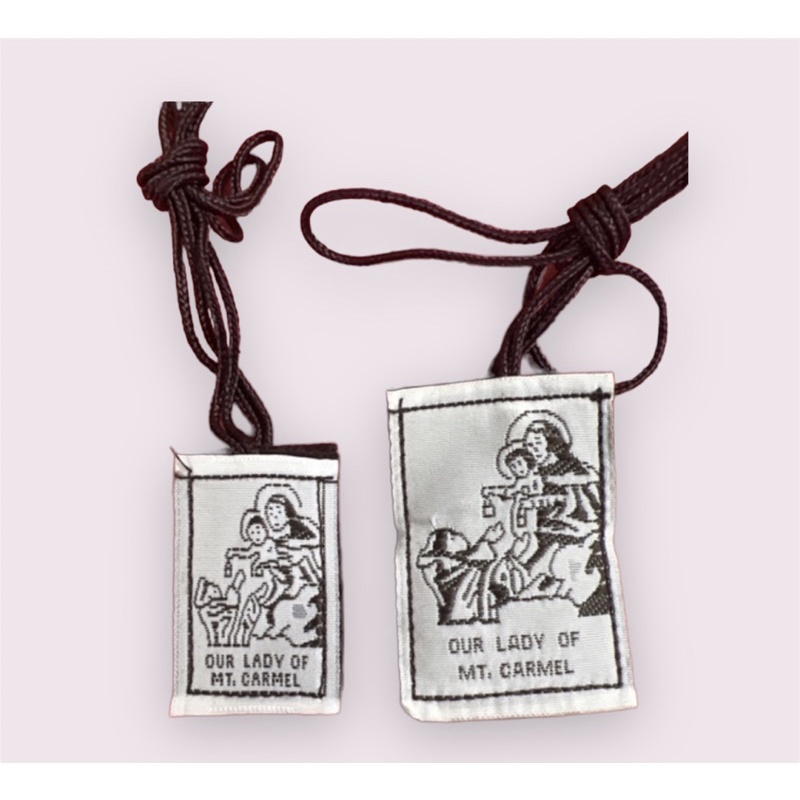 Devotional Scapular (Our Lady of Mt. Carmel) | Shopee Malaysia