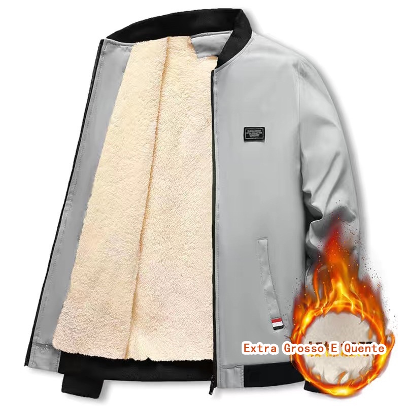 【45-95KG】Cotton Jacket Motor Jaket Lelaki Jeket Bomber Jacket Men ...