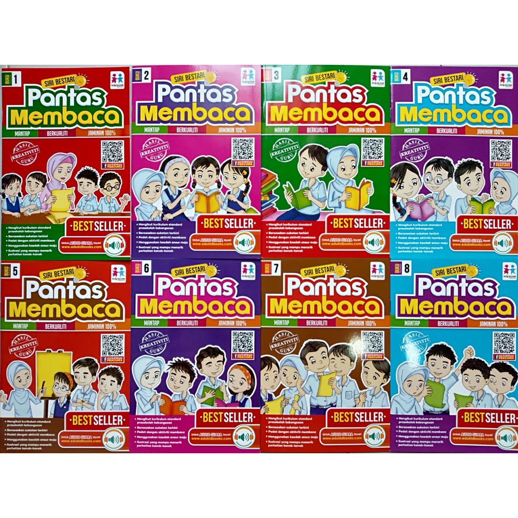 Siri Bestari Pantas Membaca (8 buah) | Shopee Malaysia
