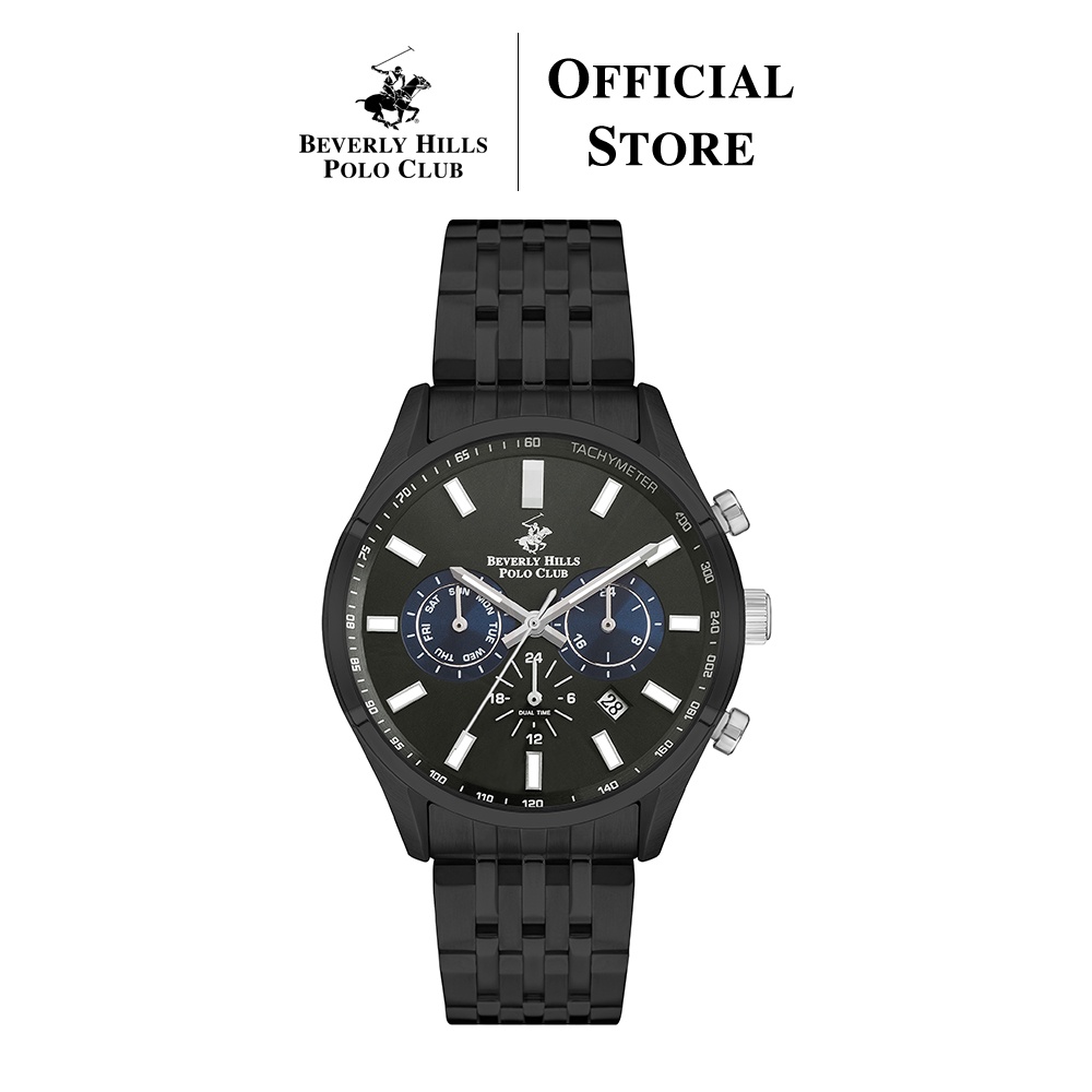 Beverly Hills Polo Club BHPC Men's Stainless Steel Quartz Watch BP3249X ...