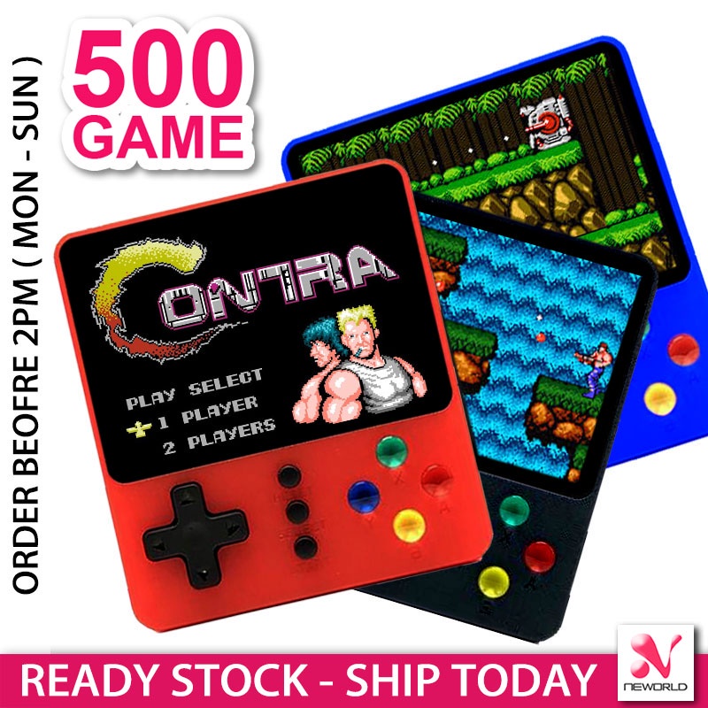𝟱𝟬𝟬 𝗜𝗡 𝟭 》 Portable Retro Games Console Handheld Player 3.0 Inch Pocket ...