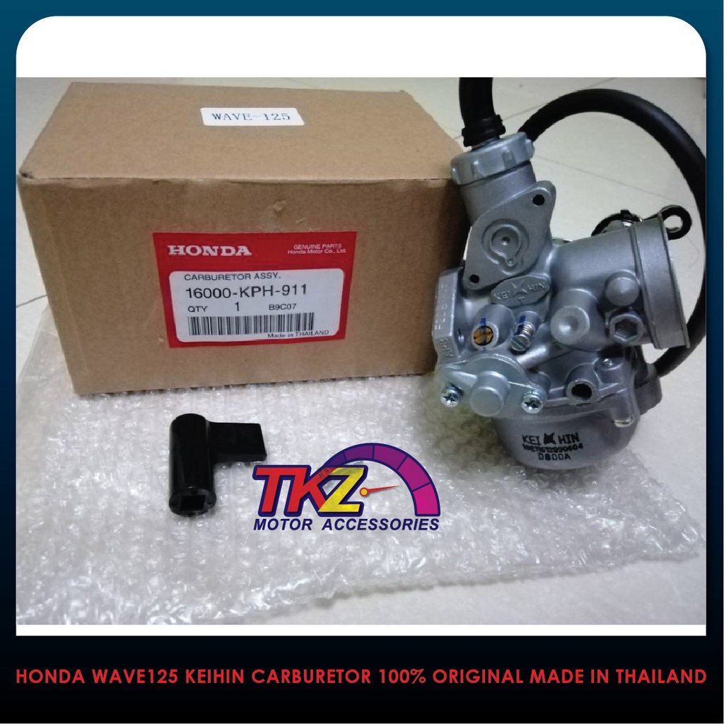 Honda Wave125 Keihin Carburetor 100% Original Made in thailand | Shopee ...