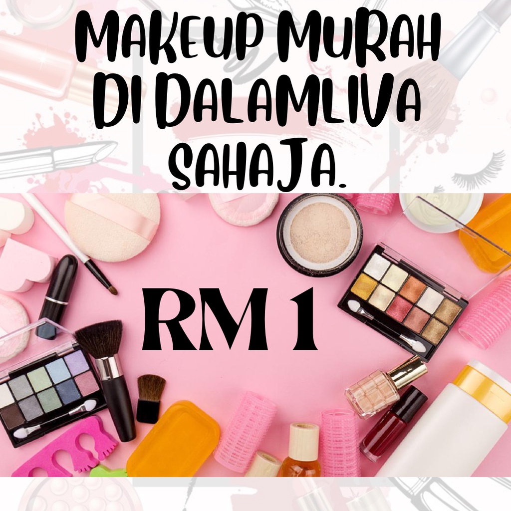 MAKEUP LIVE COMBO/BEKAS SET DAN [HANYA UNTUK LIVE] | Shopee Malaysia