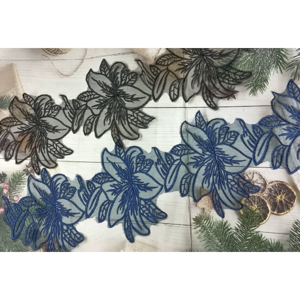 Lily Bunga Lace Patch, Renda Lace, Lace Meter, Border Lace, Flower ...
