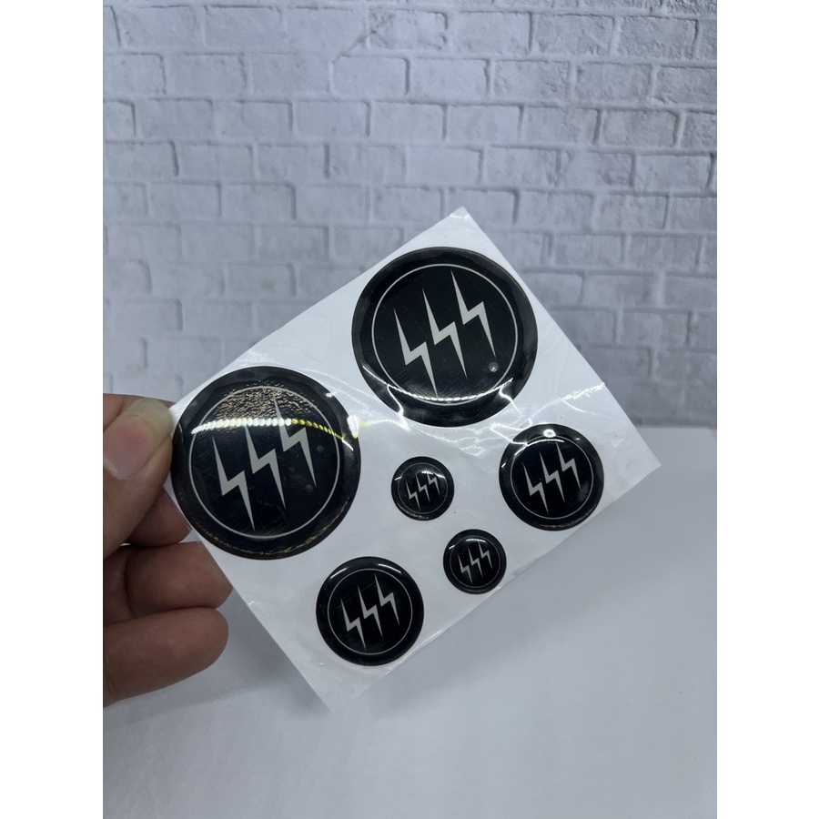 Nmax AEROX LEXI STICKER SET FLEXIBLE SSS EMBLEM embossed STICKER ...