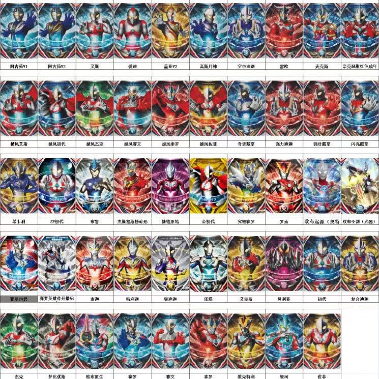 The cloth altman homemade Cards. But linkage's UR, dx, 'S Ring.obu Ultraman Card.linkable Orb ...