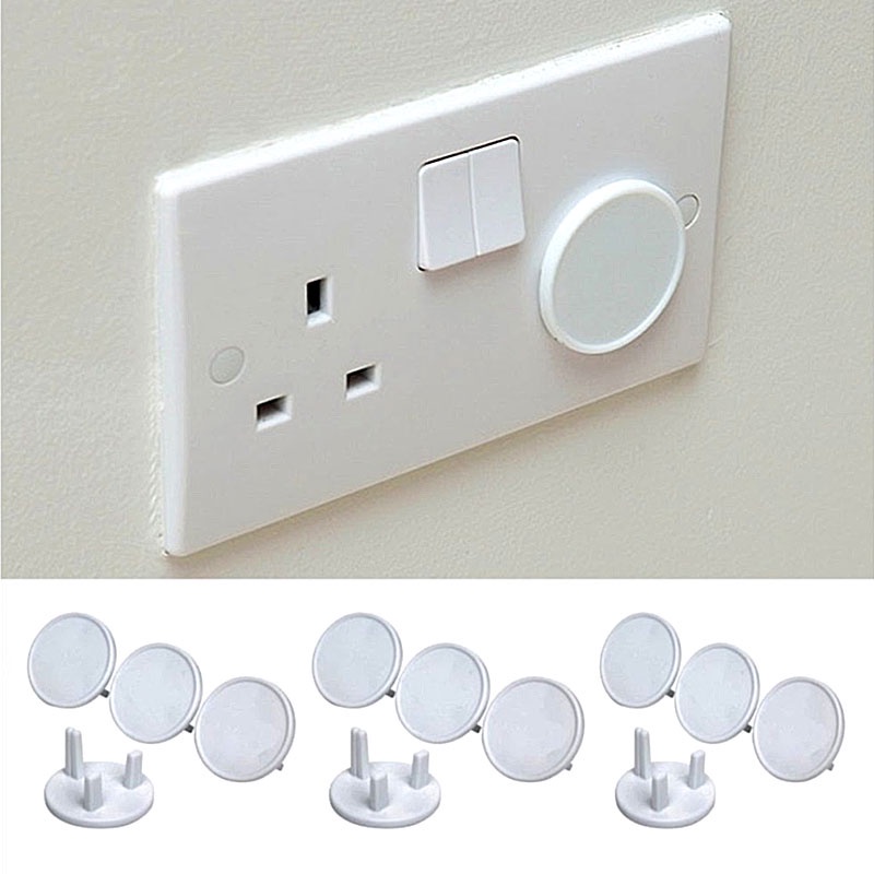 UK Power Socket Electrical Outlet Mains Plug Baby Child Safety Guard ...