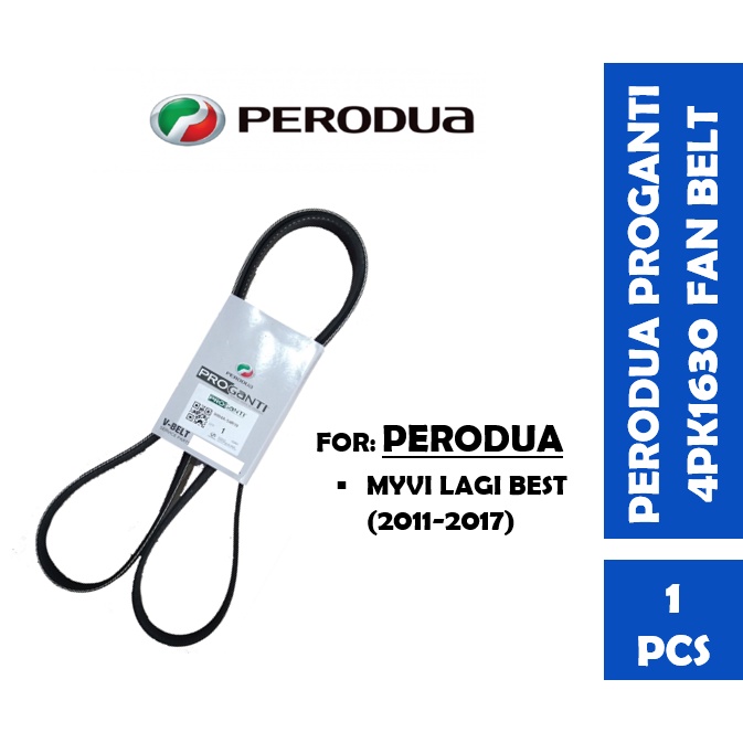 【100% ORIGINAL】PERODUA MYVI LAGI BEST 1.3 PROGANTI GENUINE FAN BELT ...