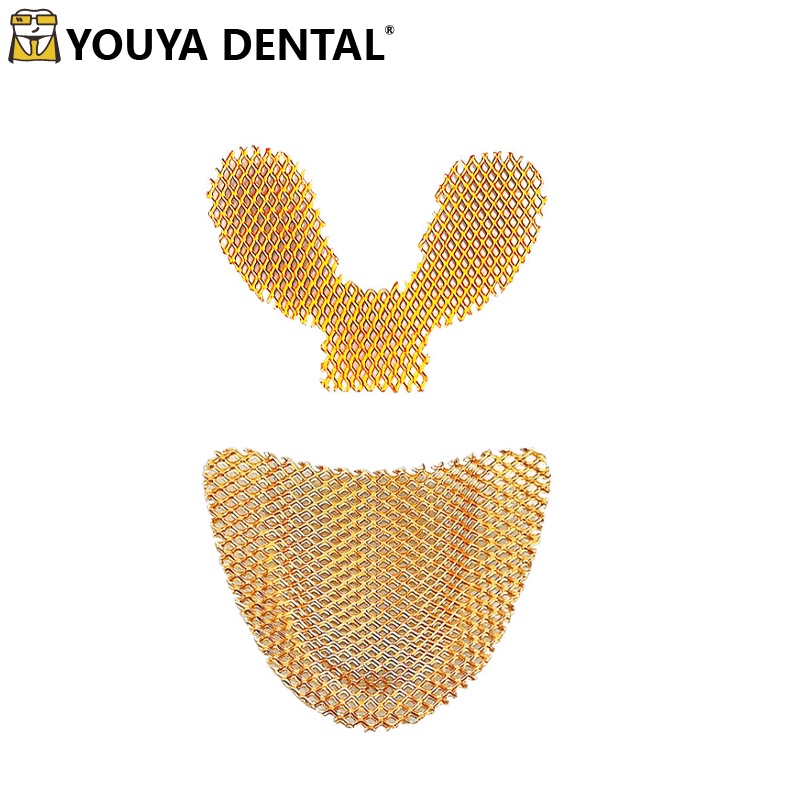 20Pcs/Pack Dental Impression Metal Upper Lower Mesh Tray For ...