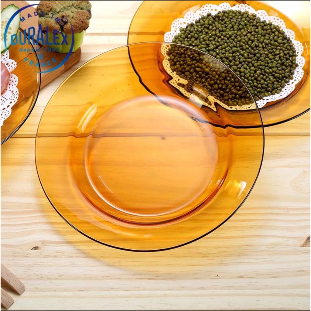 SET PINGGAN DURALEX AMBER/PINGGAN TAMBAH BESAR GELUK (28CM/2PCS ...