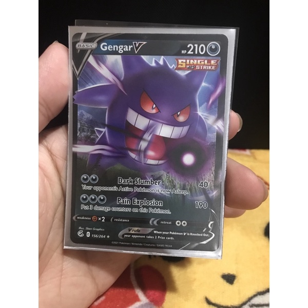 Pokemon Tcg - Gengar V Single Strike | Shopee Malaysia