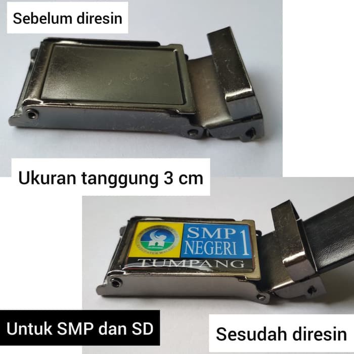 MINIMAL School logo belts for SD - MI, SMP - MTS, SMA, SMK sizes ...
