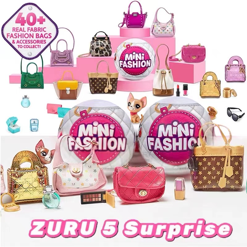 ZURU 5 Surprise Fashion Mini Brands bags Series 1 toy handbag mystery ...