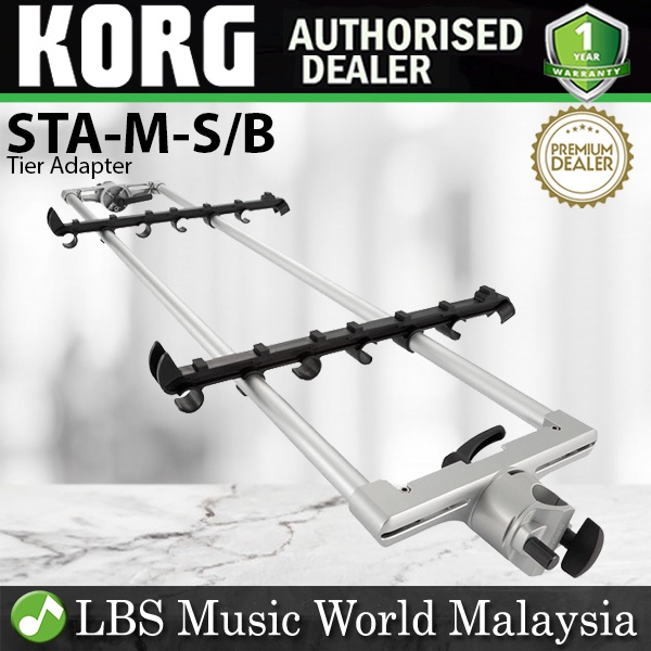 Korg STA-M-S/B Sequenz Tier Adapter for Medium Keyboard Stand 73 76 Key Silver (STA M) | Shopee ...