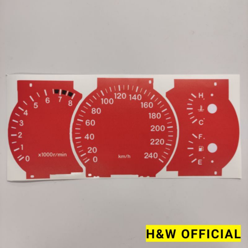 Sticker Panel Meter Proton Wira Limited Edition Design | Shopee Malaysia