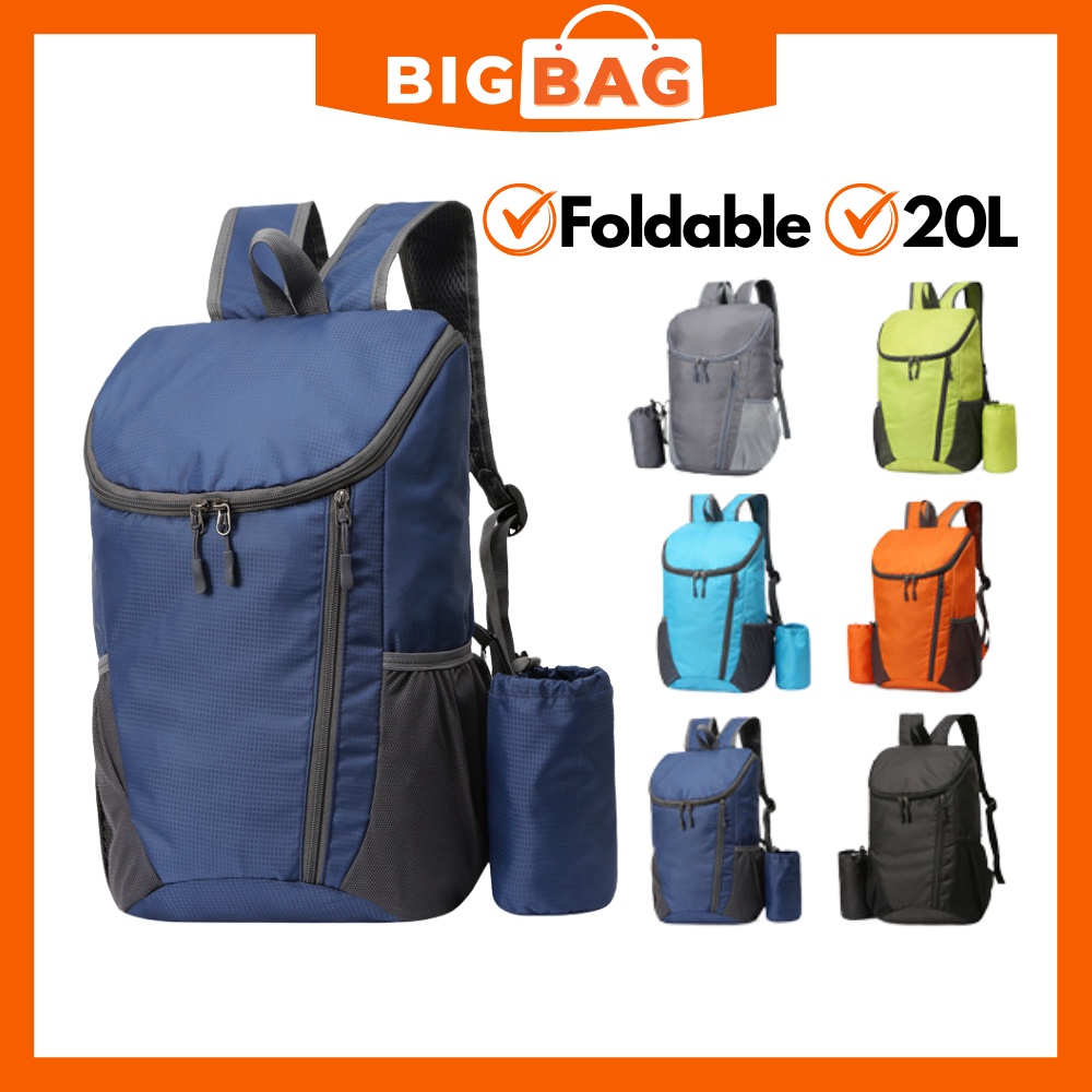 20L Backpack Foldable Backpack Beg Hiking Kecil Hiking Backpack Beg ...