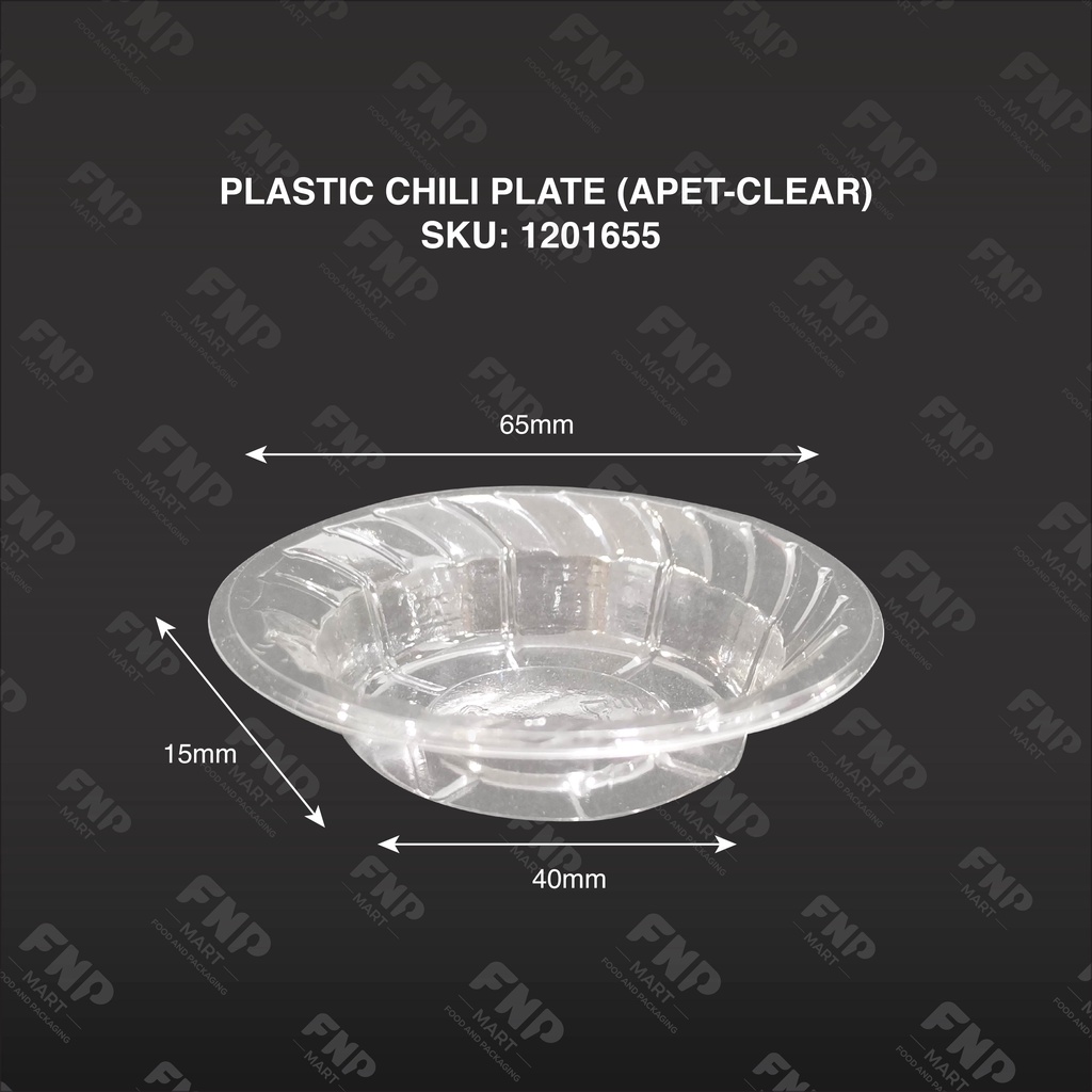 PLASTIC CHILI PLATE (APET-CLEAR) | Shopee Malaysia