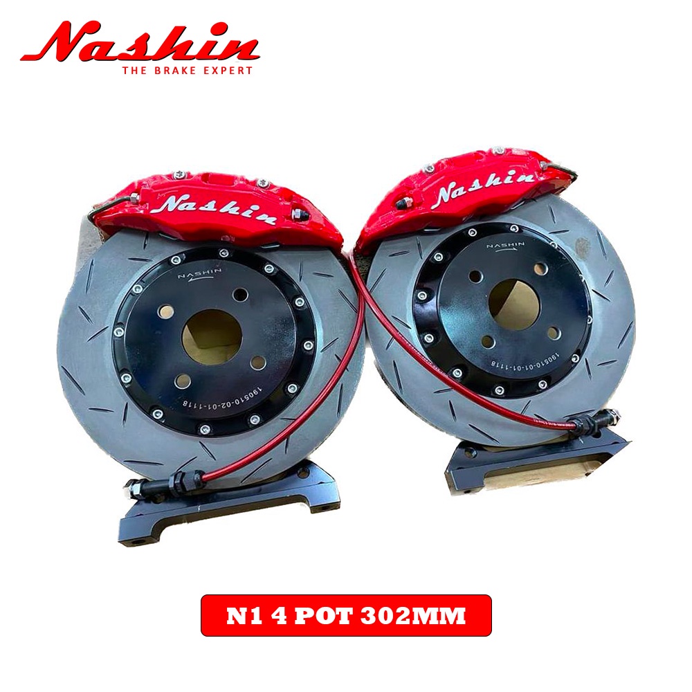 Honda Civic EK 1996-00 - Nashin N1 Mini 4 Pot Big Brake Kit (302mm ...