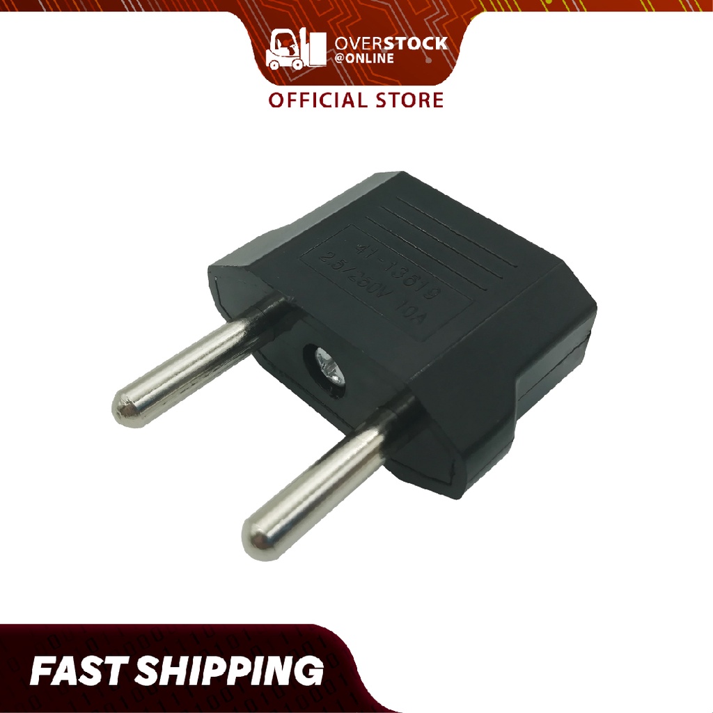 2 Pin Universal Plug Socket with 250 Output Voltage & 6A for Travel ...