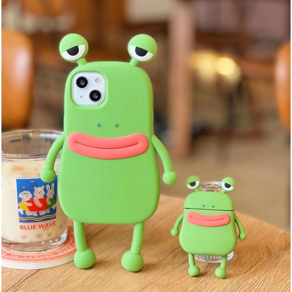 Cute Frog case for Iphone 15 pro max 14 pro max 14 plus 13 pro max 12 ...