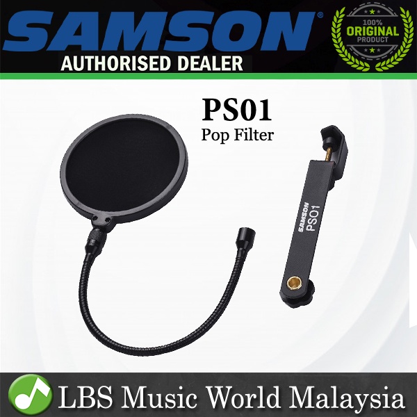 Samson PS01 12" gooseneck Microphone Pop Filter (PS 01) | Shopee Malaysia