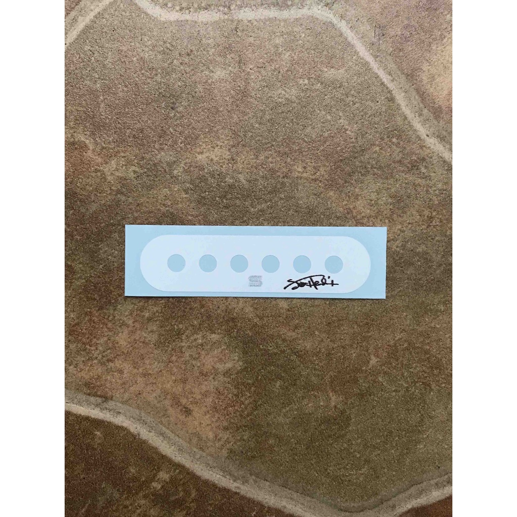 Sticker Cover Pickup Jimi Hendrix Signature Strat Single Neck Middle ...