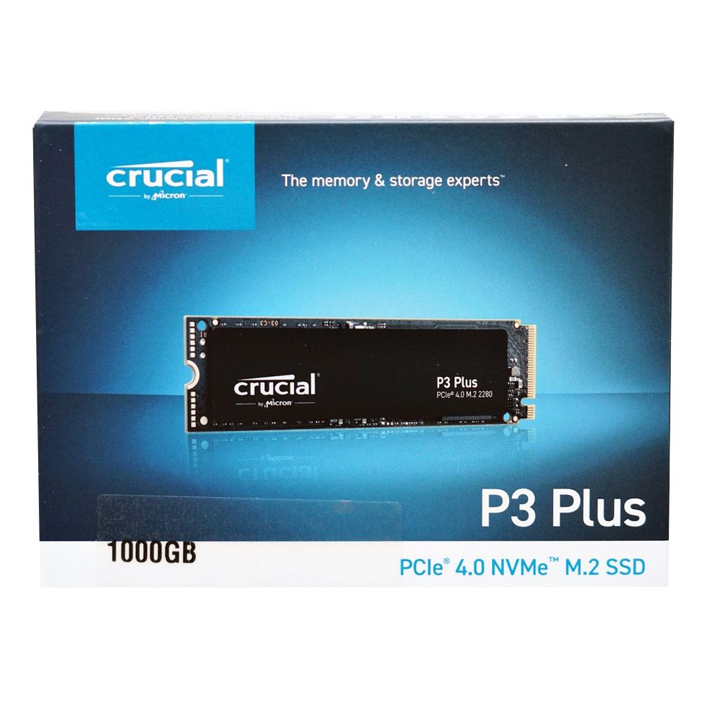 Crucial P3 Plus 1TB PCIe4.0 NVMe M.2 2280 Internal SSD (5000MB/s), CT1000P3PSSD8 | Shopee Malaysia