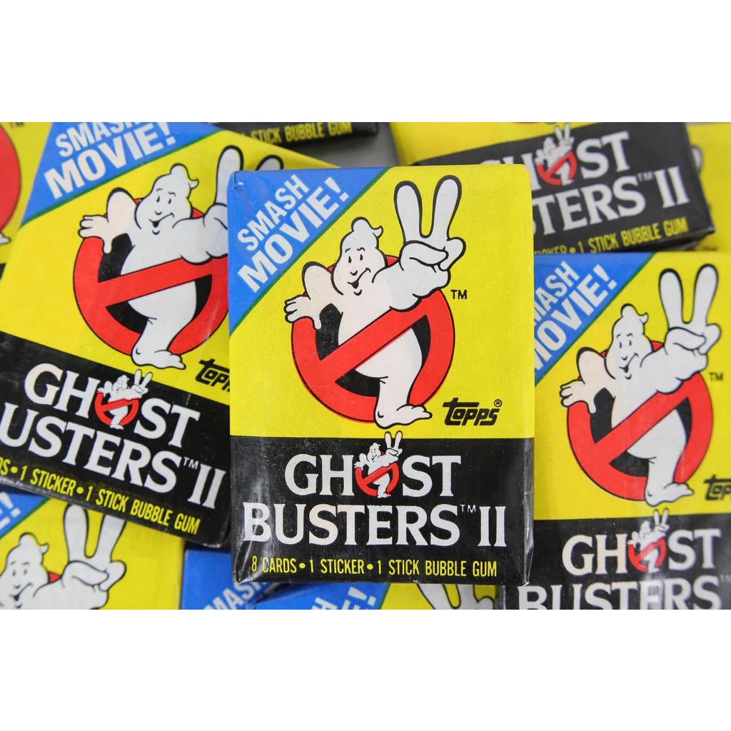 1989 Topps Ghost Busters 2 Vintage Wax Trading Card Packs (3 Pack ...