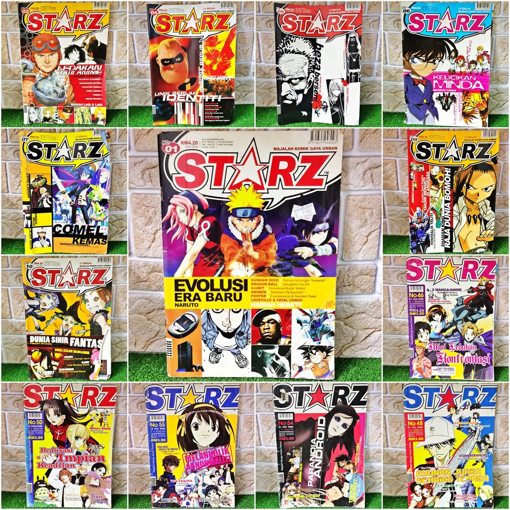 PRELOVED 』Majalah STARZ Isu #1-60 (Gempak Starz/GempakStarz) Comic ...