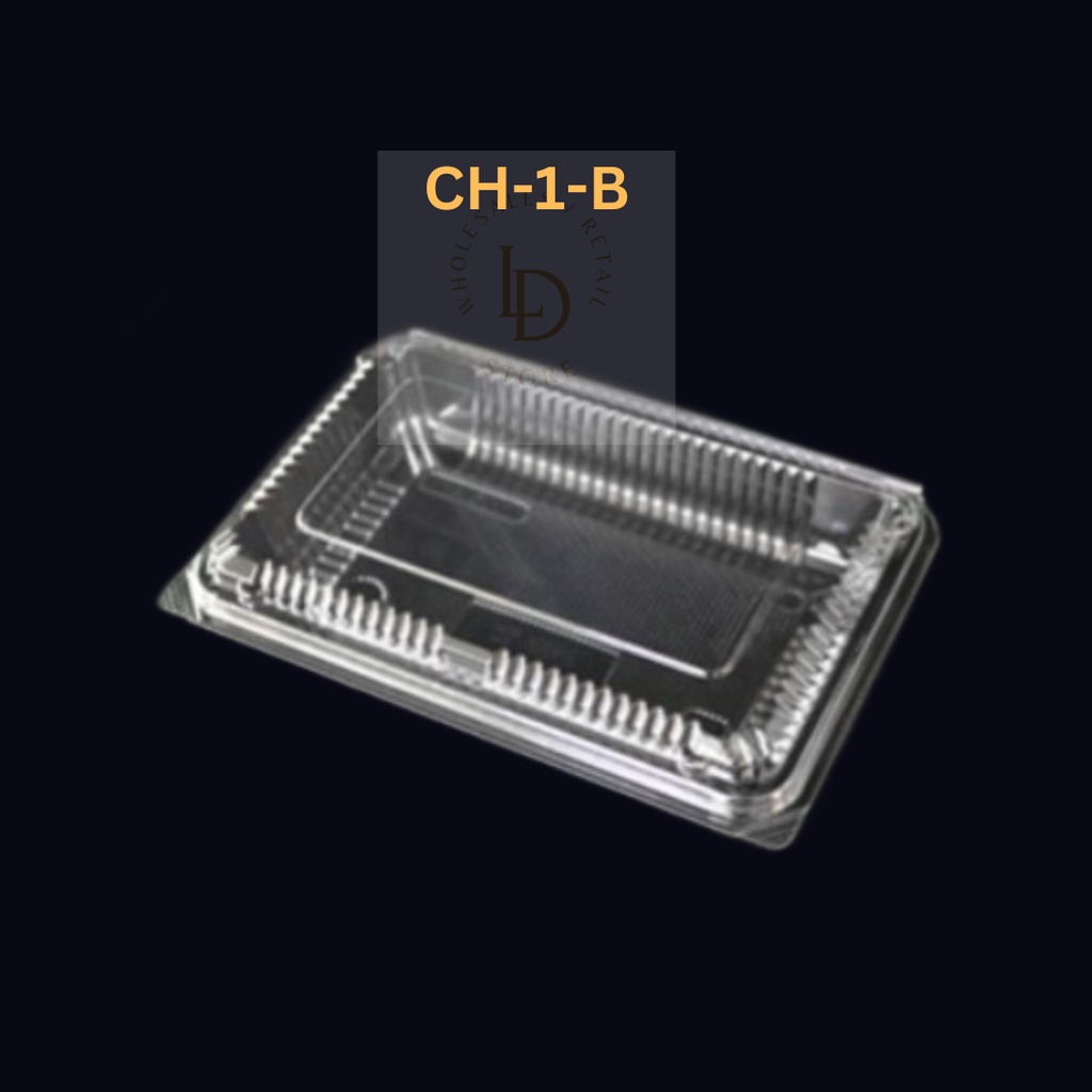 HR Bakery Disposable Plastic Clear Food Box Container For Cake Otak ...