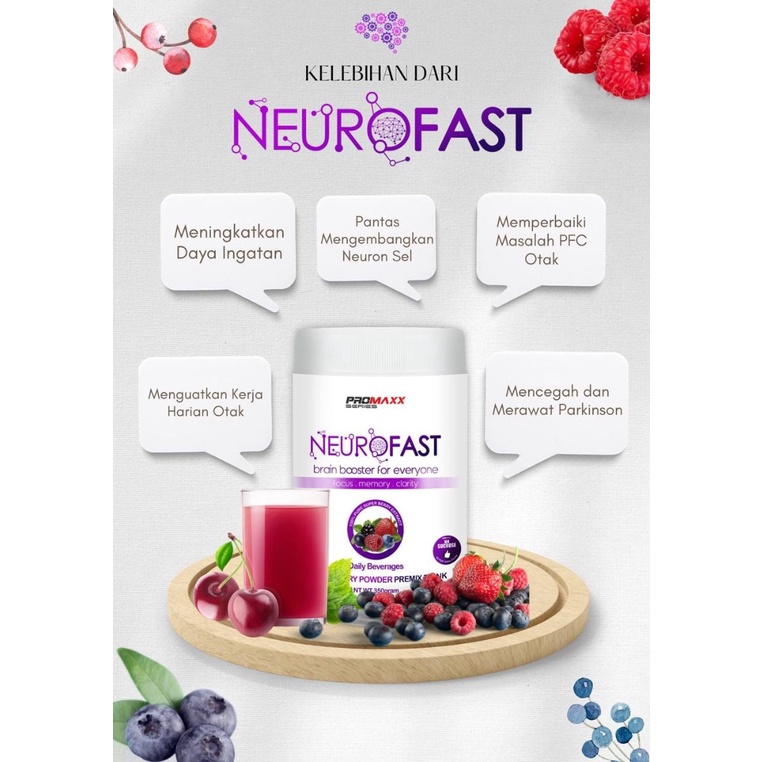 NEUROFAST SUPER BERRY BRAIN BOOSTER TO IMPROVE BRAIN MENINGKATKAN DAYA ...