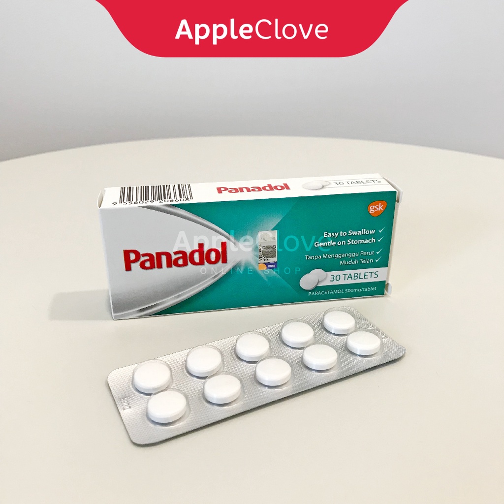 Panadol Regular 500mg Tablet - Paracetamol 500mg 30 Tablet | Shopee ...