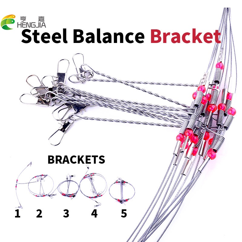 HENGJIA 1pcs Stainless Steel Wire Fishing Lure Trace Wire Leader ...