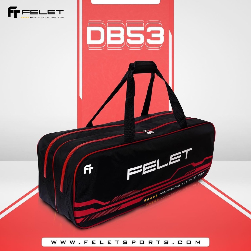Felet Double Beg Ft-53 badminton bag Raket Badminton Backpack Double ...