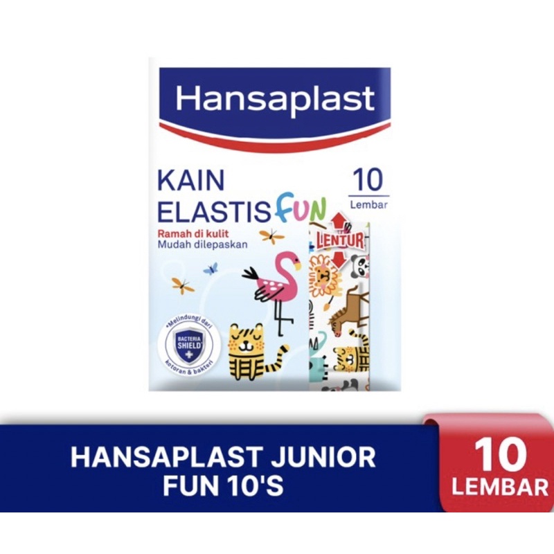 Hansaplast fun Elastic Fabric 10 Sheets (Children's Wound Cover ...