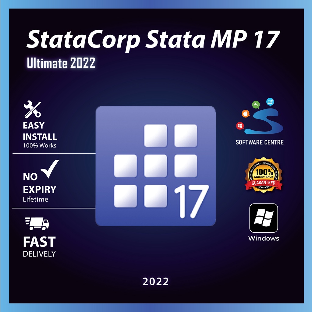 🔥【Latest】🔥 StataCorp Stata MP 17 (2021) | Shopee Malaysia