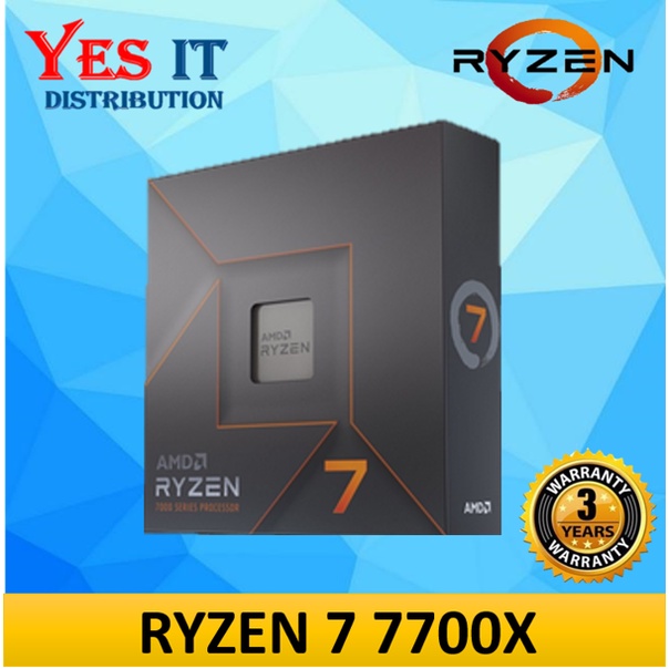 AMD Ryzen 7 7700 / 7700X 4.5GHz 8 Cores 16 Thread AM5 Desktop CPU Processor | Shopee Malaysia