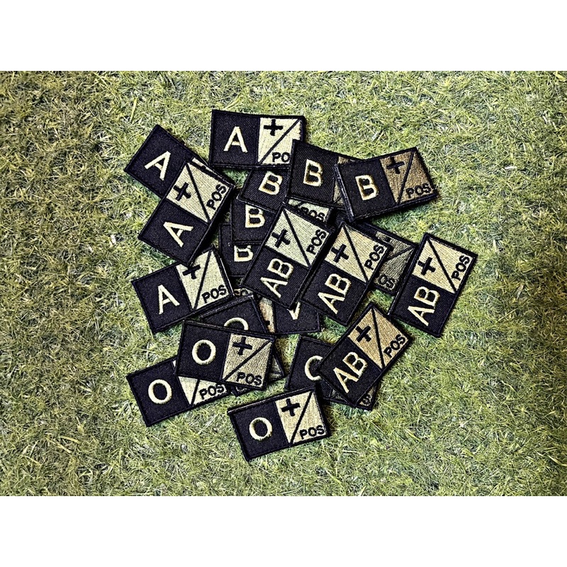 🔥 EMBROIDERY BLOOD TYPE PATCH 🔥 | Shopee Malaysia