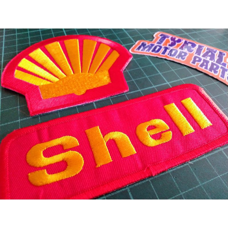 PATCHES SHELL STICKER KAIN SULAM PATCH | Shopee Malaysia