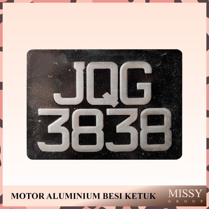 PLATE BESI MOTOR KETUK/ BESI MOTOR NUMBER/ NO PLATE MOTOR/ Y16ZR EX5 ...