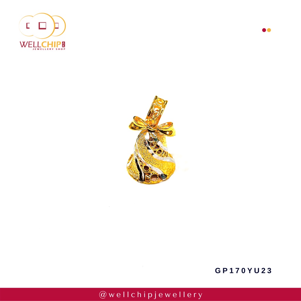 Loket Emas 916 Loceng | Bell 916 Gold Pendant | Emas 916 | Kedai Emas ...